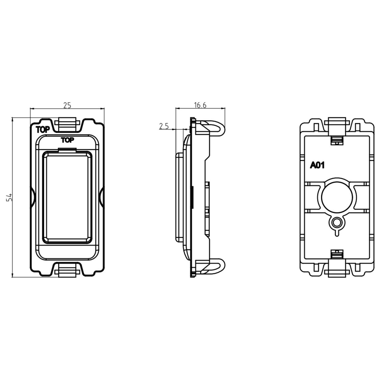 Knightsbridge Curved Edge Grid Blanking Module | new.ie | National ...
